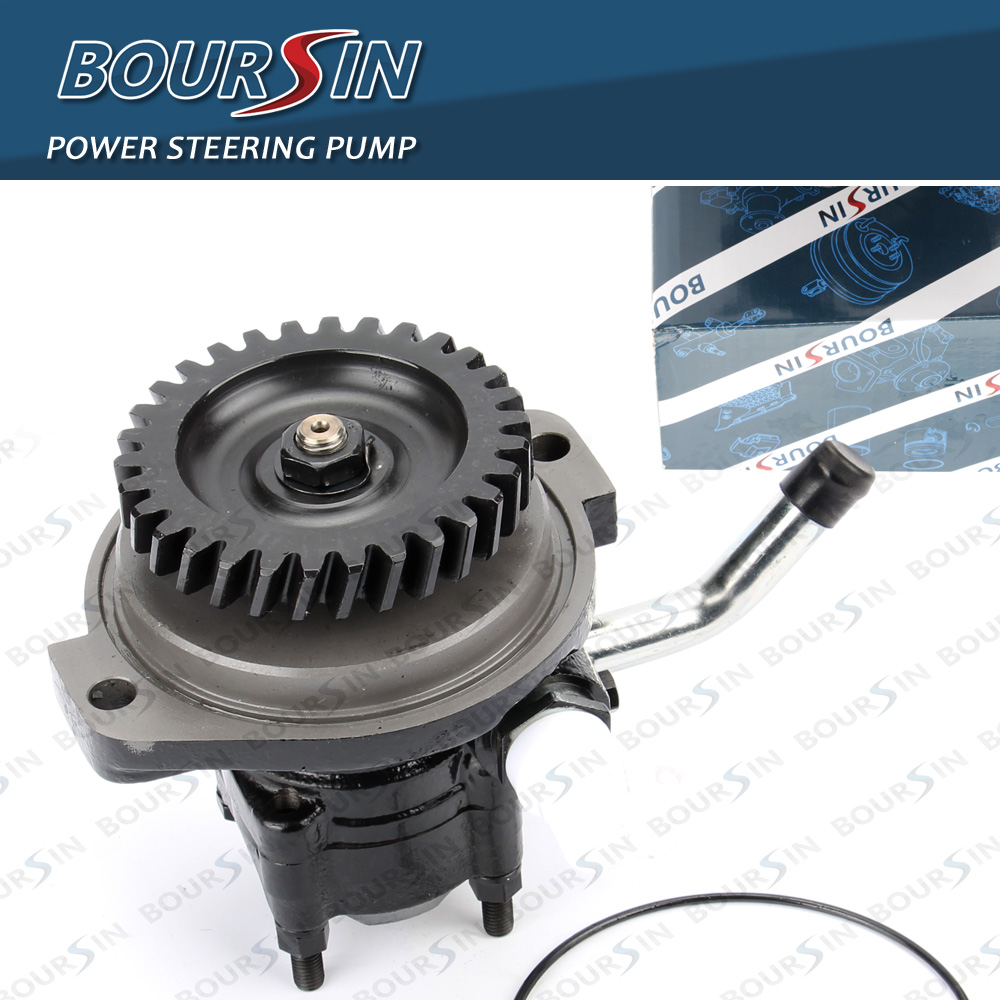 BRAND NEW, POWER STEERING PUMP FIT ISUZU NPR NQR 4HE1 4HF1 4HG1 4.3L 4 ...