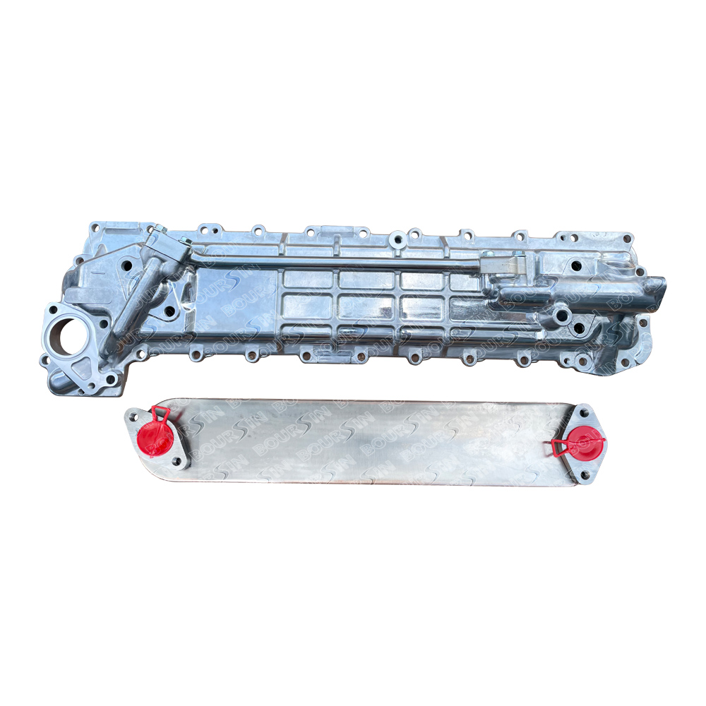 Oil Cooler Cover & Oil cooler Core For Isuzu LR BUS FSR FTR FVR Truck ...