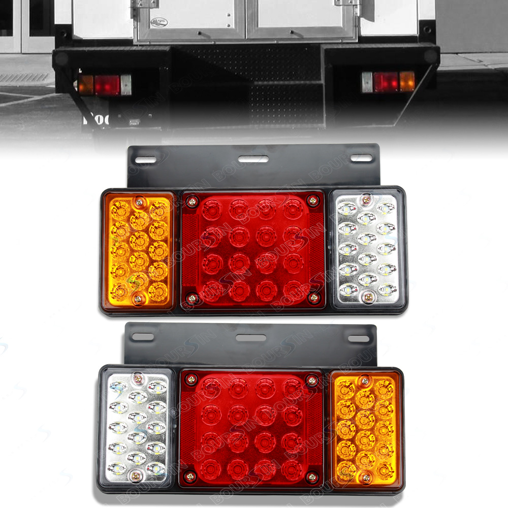 12V 44 LED Rear Tail Light For Isuzu Elf Truck NPR NQR NRR NKR NHR FSR ...