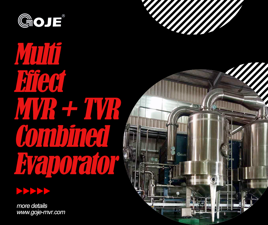 Multi Effect MVR + TVR Combined Evaporator,MVR Evaporator