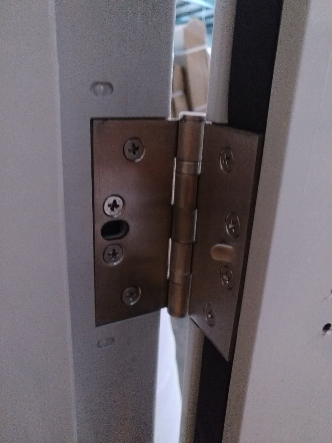 UL listed 120 Mins fire rated steel doors with panic bar and trim ...