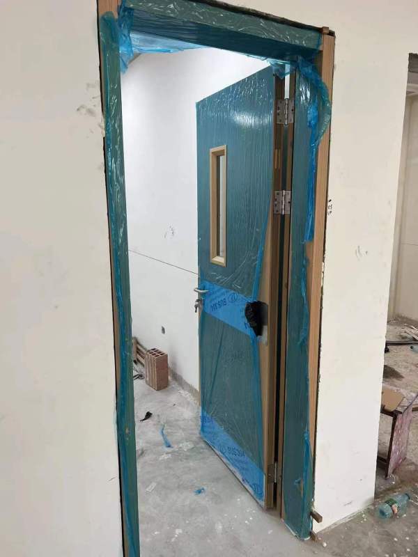 Hospital emergency exit door UL Intertek listed steel acoustic metal ...
