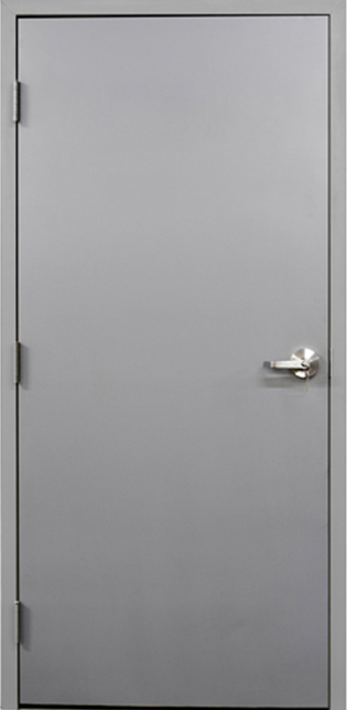 Acoustic steel door rubber sealed STC42 soundproof metal door,Fireproof ...