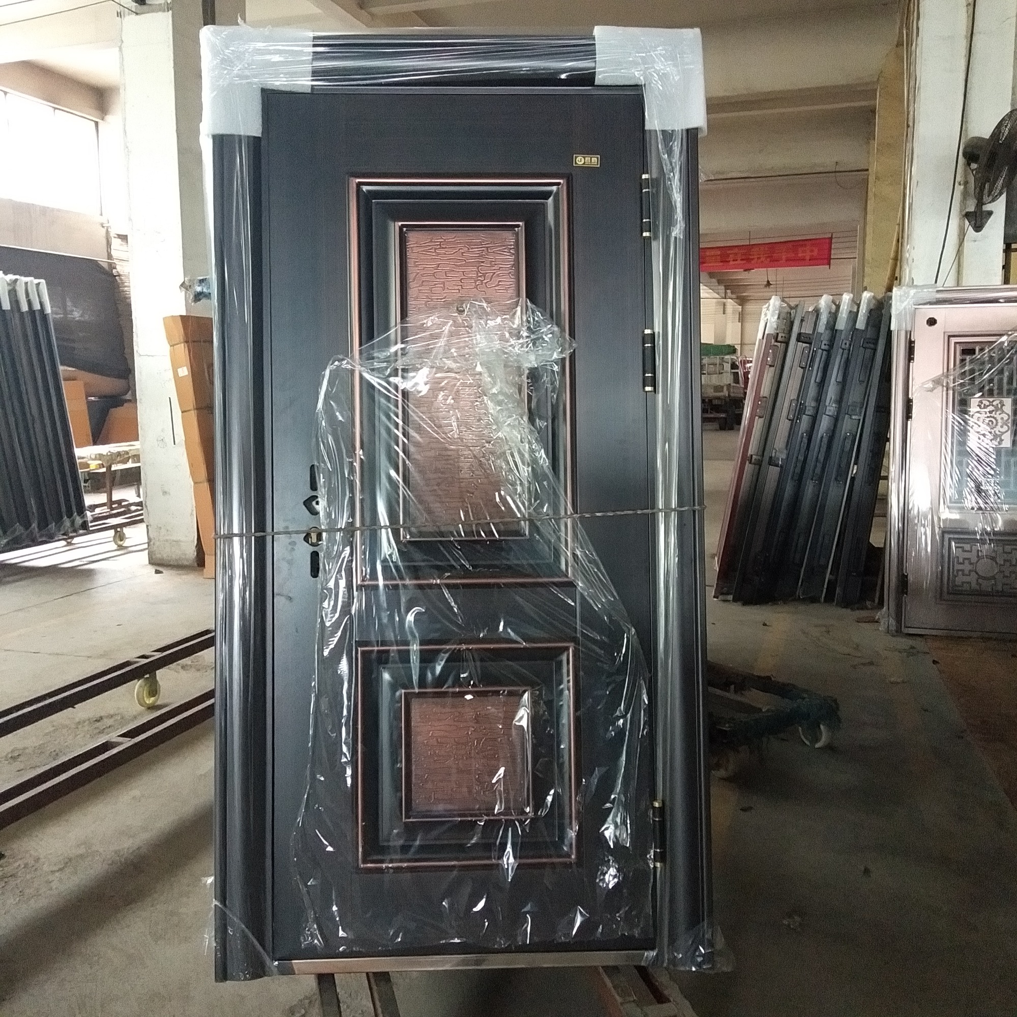 Steel Main House Puerta De Seguridad Steel Door Exterior, Entrance ...