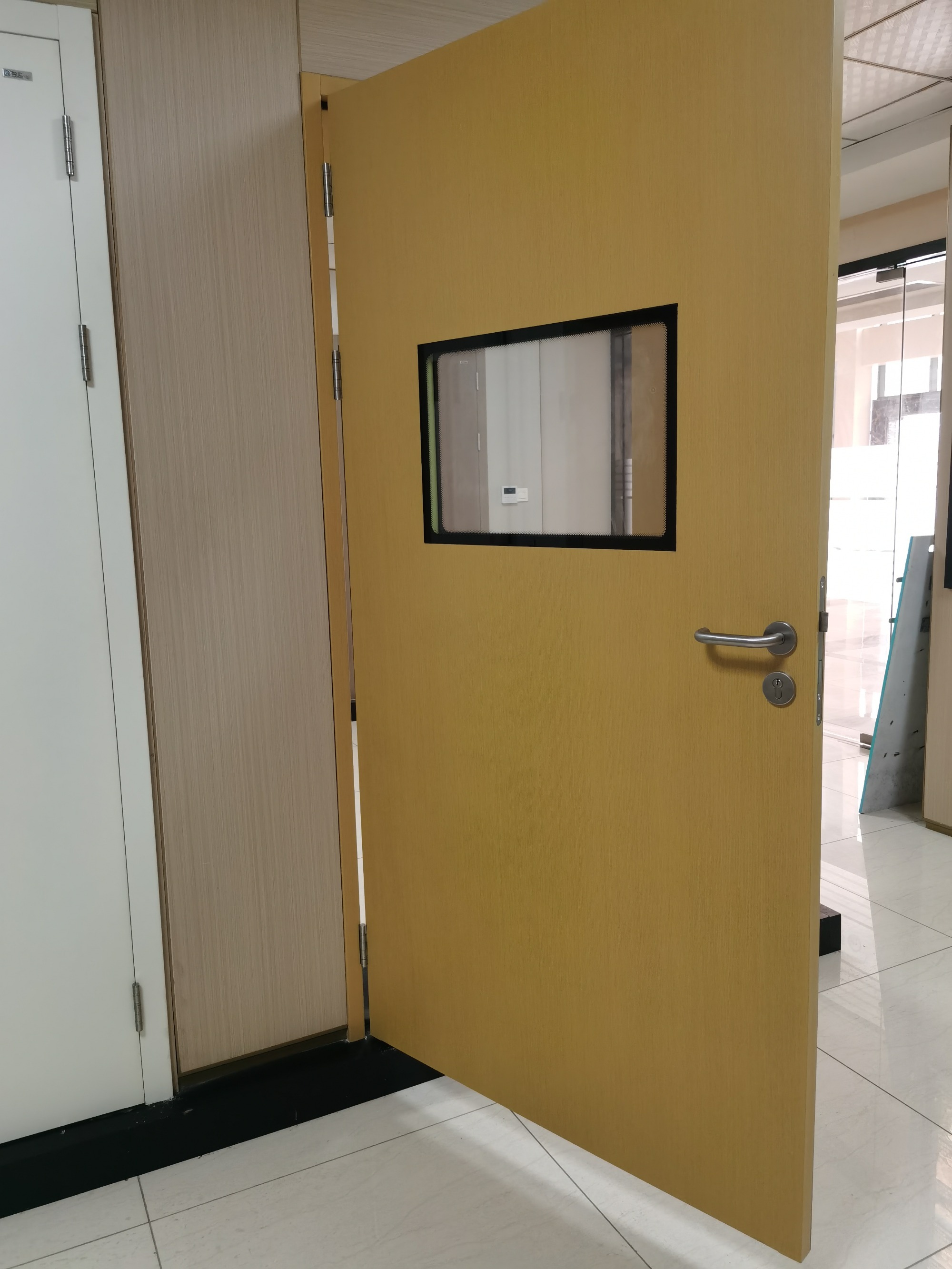 GMP Clean Operating Room Metal Cleanroom Medical Office Automatic Door ...