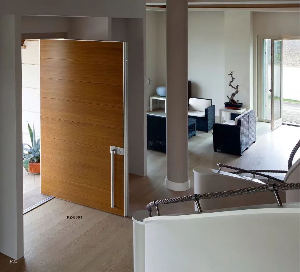 luxury Pivot door,wrought iron door