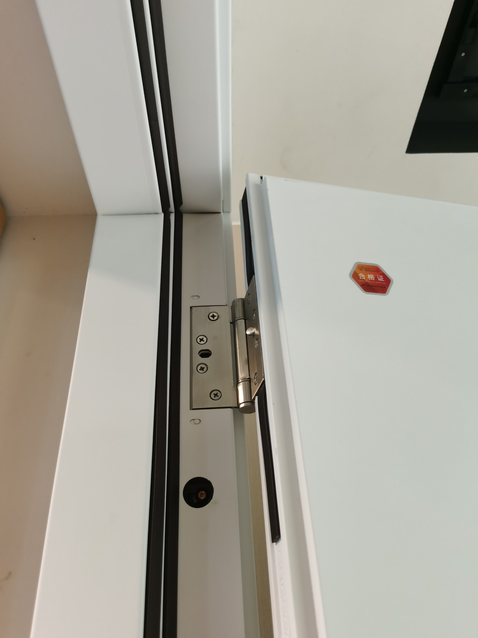 Acoustic 45dB flush metal door rubber sealed STC45 soundproof steel ...