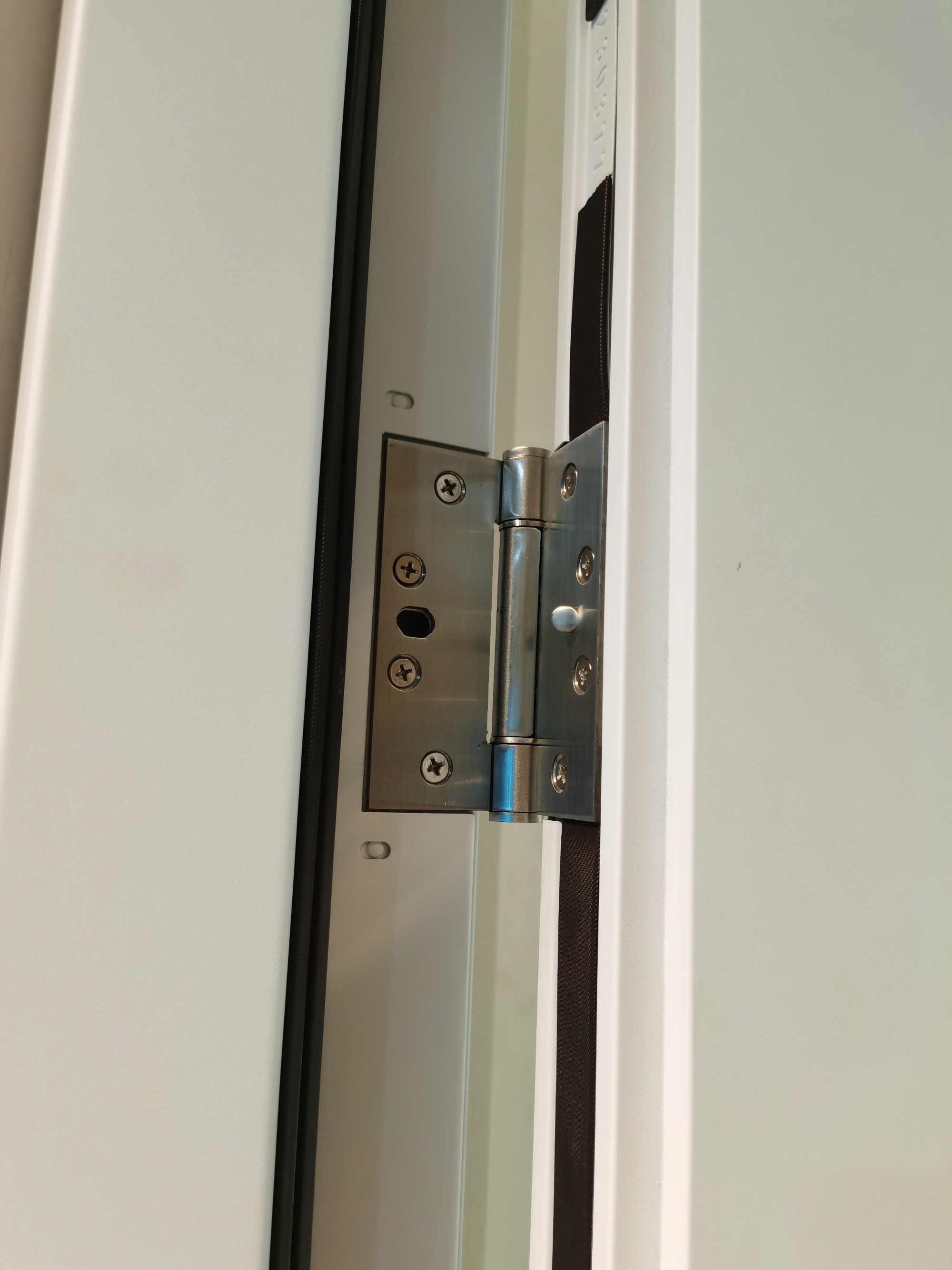 Acoustic 45dB flush metal door rubber sealed STC45 soundproof steel ...