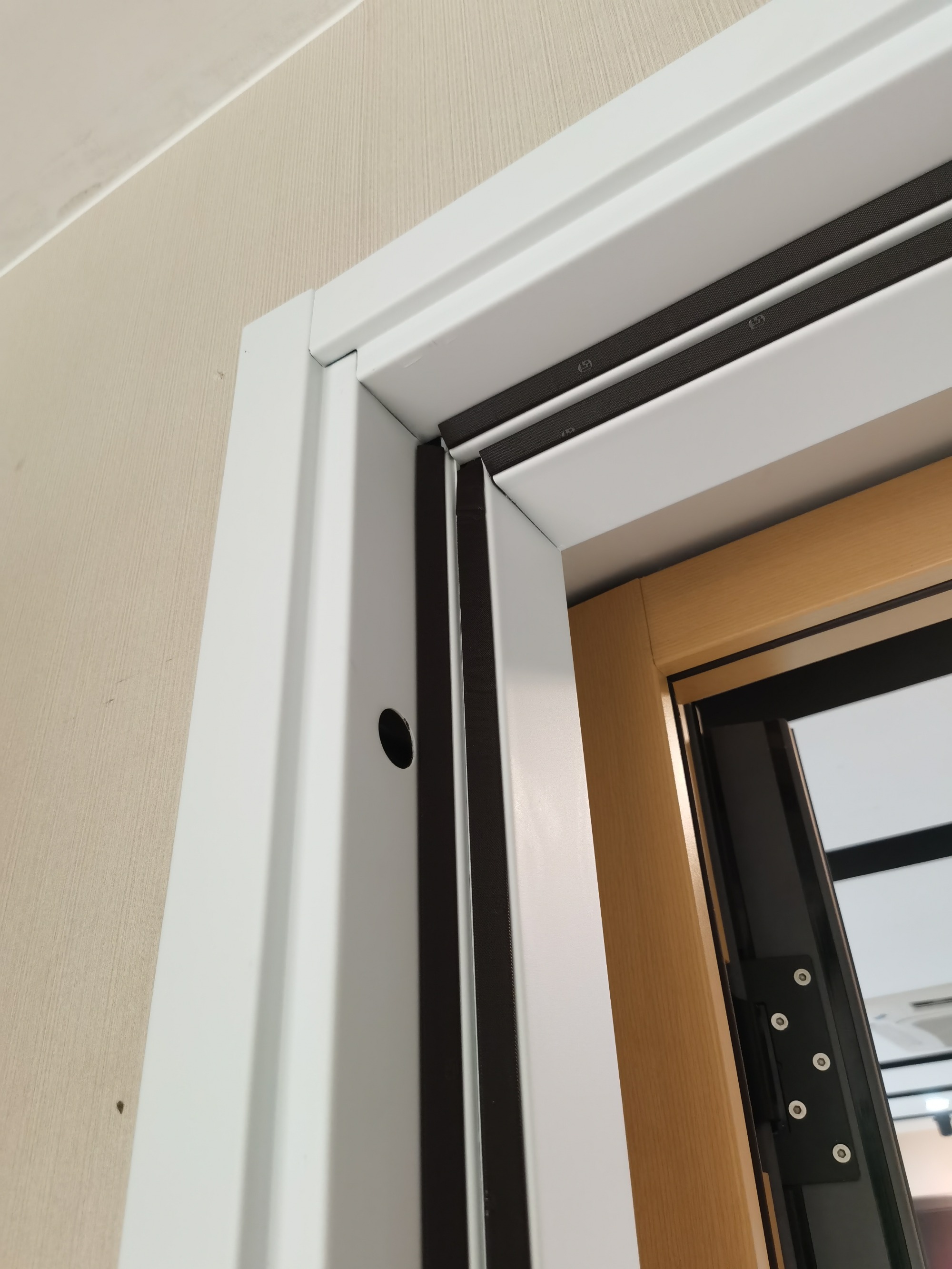 Acoustic 45dB flush metal door rubber sealed STC45 soundproof steel ...