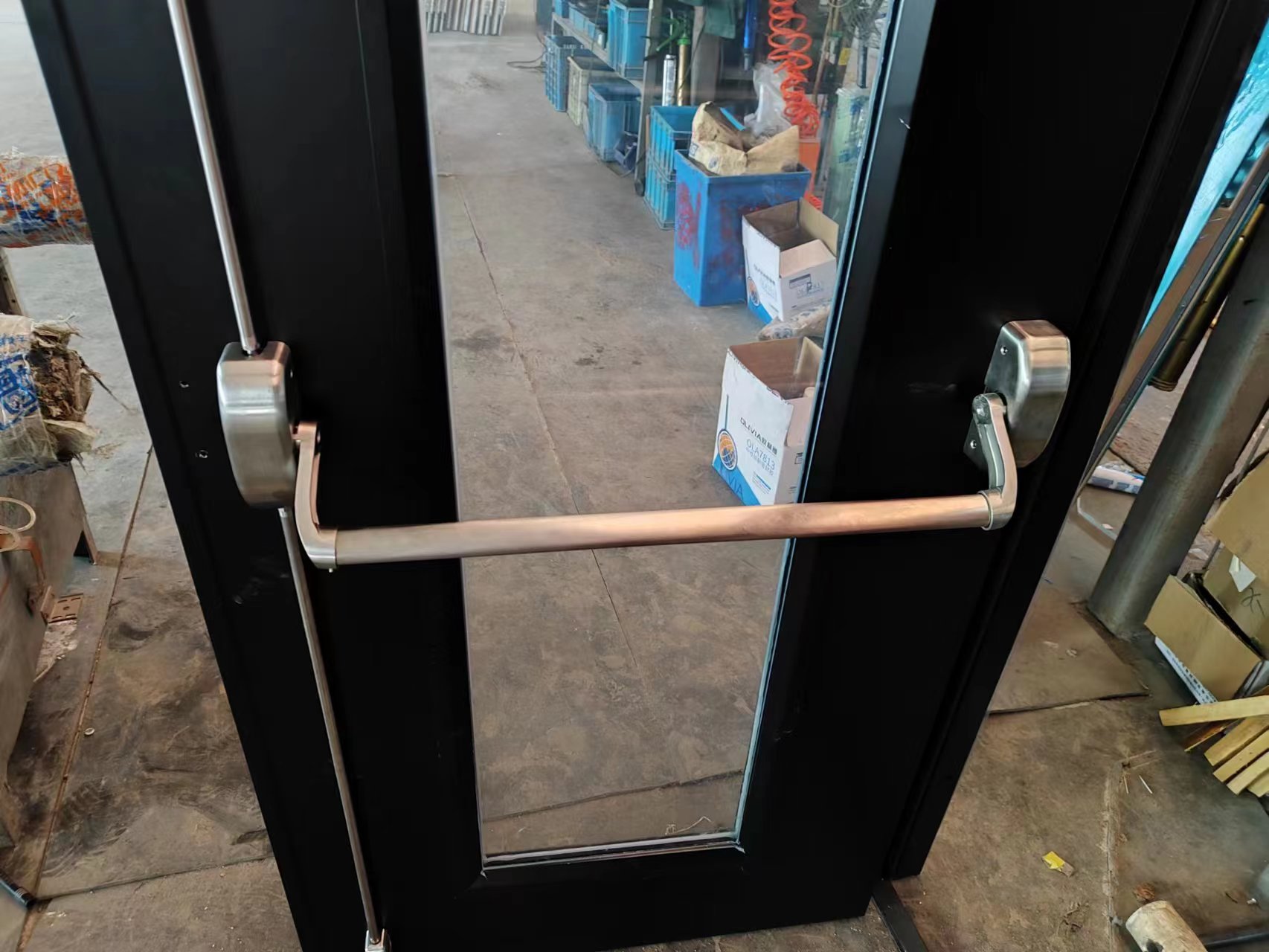 American Standard Emergency Double Steel Fire Rated Door With UL Panic ...