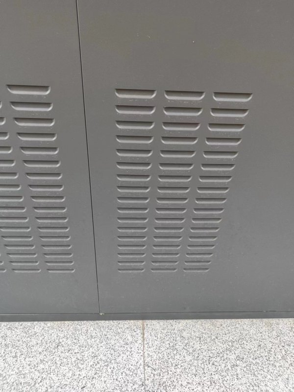UL Listed 120 Minutes Fire Rated Louver Door with UL Certificated Fire ...
