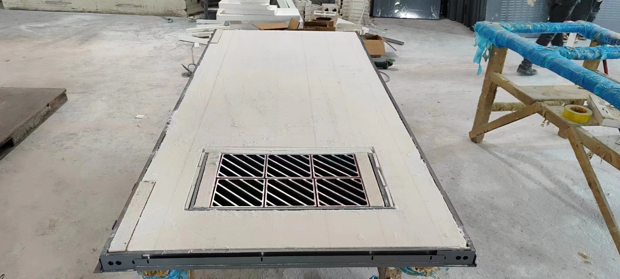 UL Listed 120 Minutes Fire Rated Louver Door with UL Certificated Fire ...