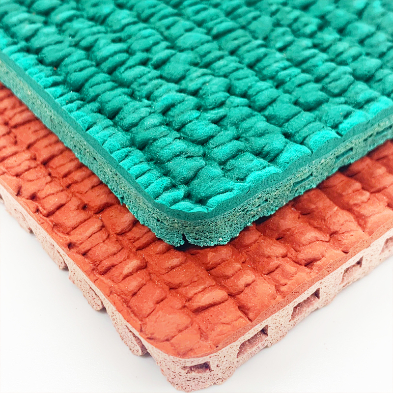 Prefabricated Rubber Running Track Floor - GZUNISPORT