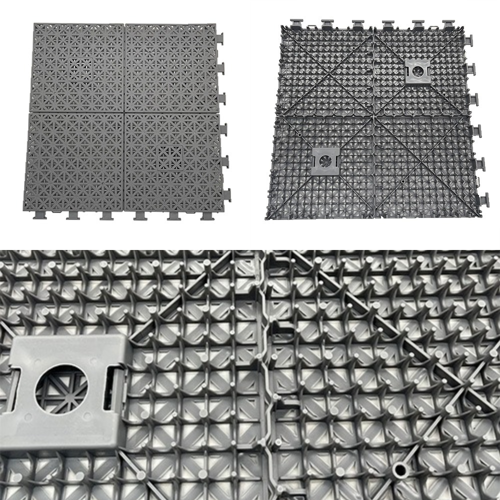 Variety Outdoor PP Basketball Tiles Floor System - GZUNISPORT