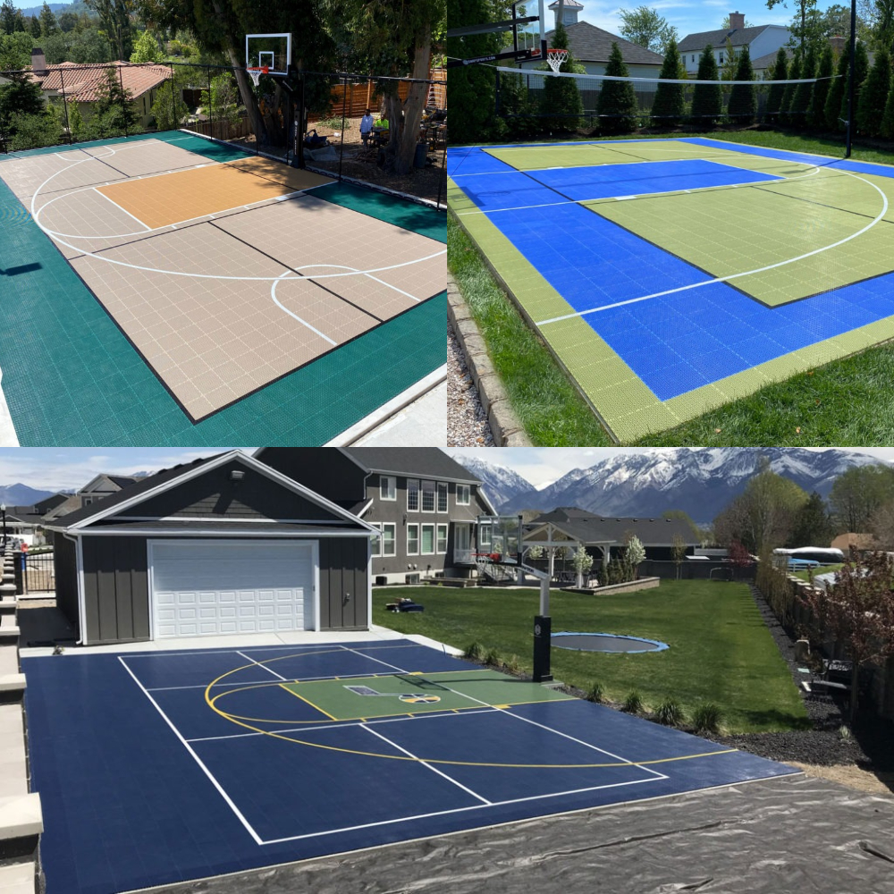 Basketball Court Tiles Flooring System - GZUNISPORT