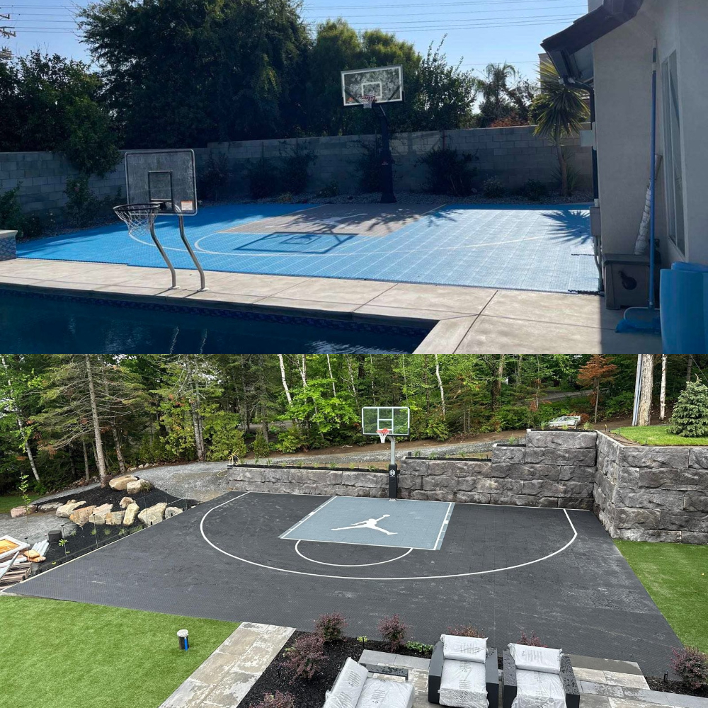 Basketball Court Tiles Flooring System - GZUNISPORT