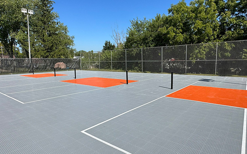 Pickleball Court Flooring System Project - GZUNISPORT