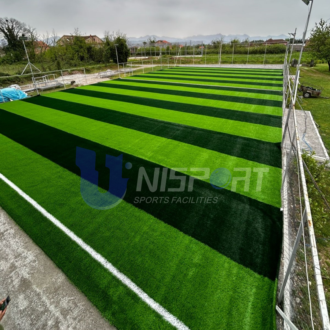 Artificial Turf Football Field in Montenegro - GZUNISPORT