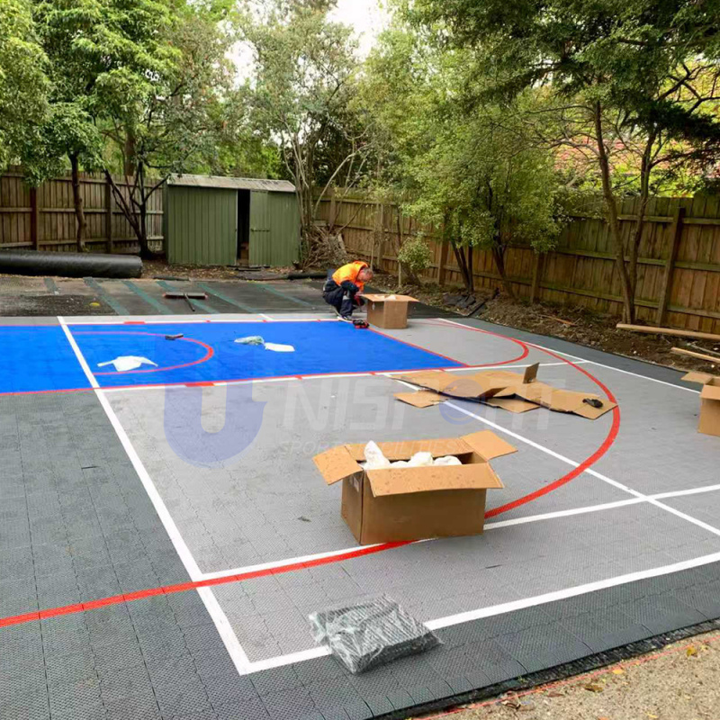 Backyard Basketball Court Tiles in Australia - GZUNISPORT