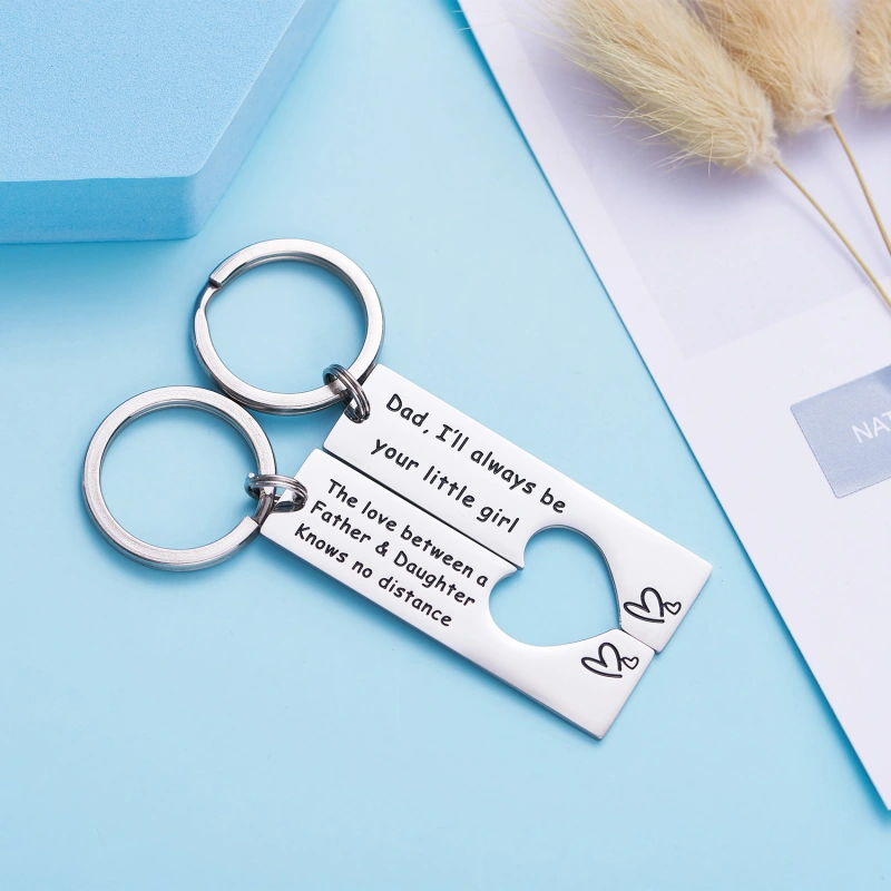 LParkin Father Daughter Keychain Set The Love Between A Father ...