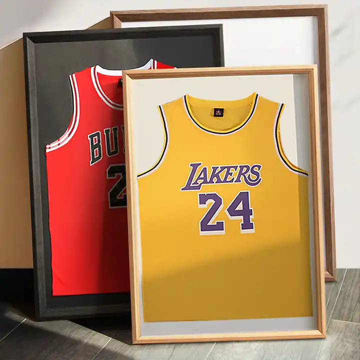 Customized Wood Jersey Picture Frame, Shadow Box for Sport Shirt,Jersey Frame
