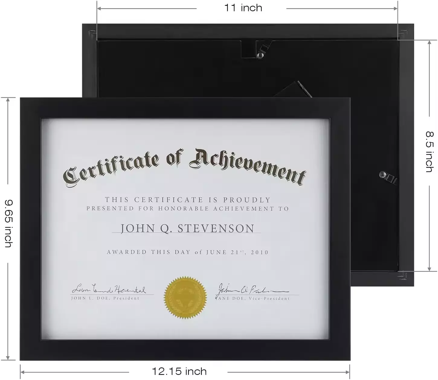 Custom Certificate Frame 8.5*11 University College Graduation Diploma Frame,Diploma Frame