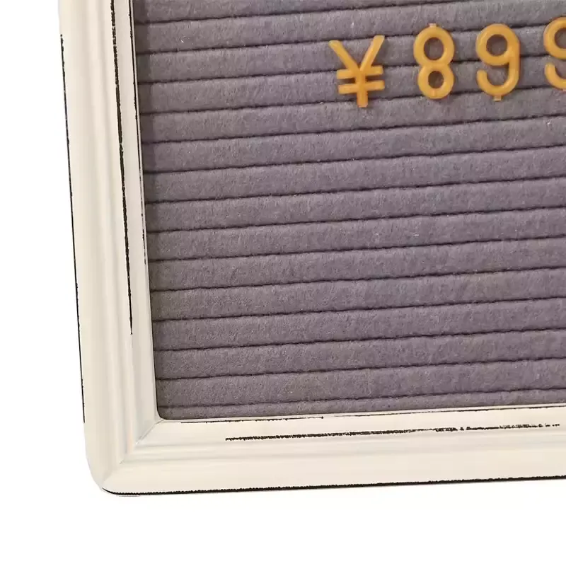 Wholesale Felt Letter Board 10*10" Wooden Frame with Plastic Letters ...