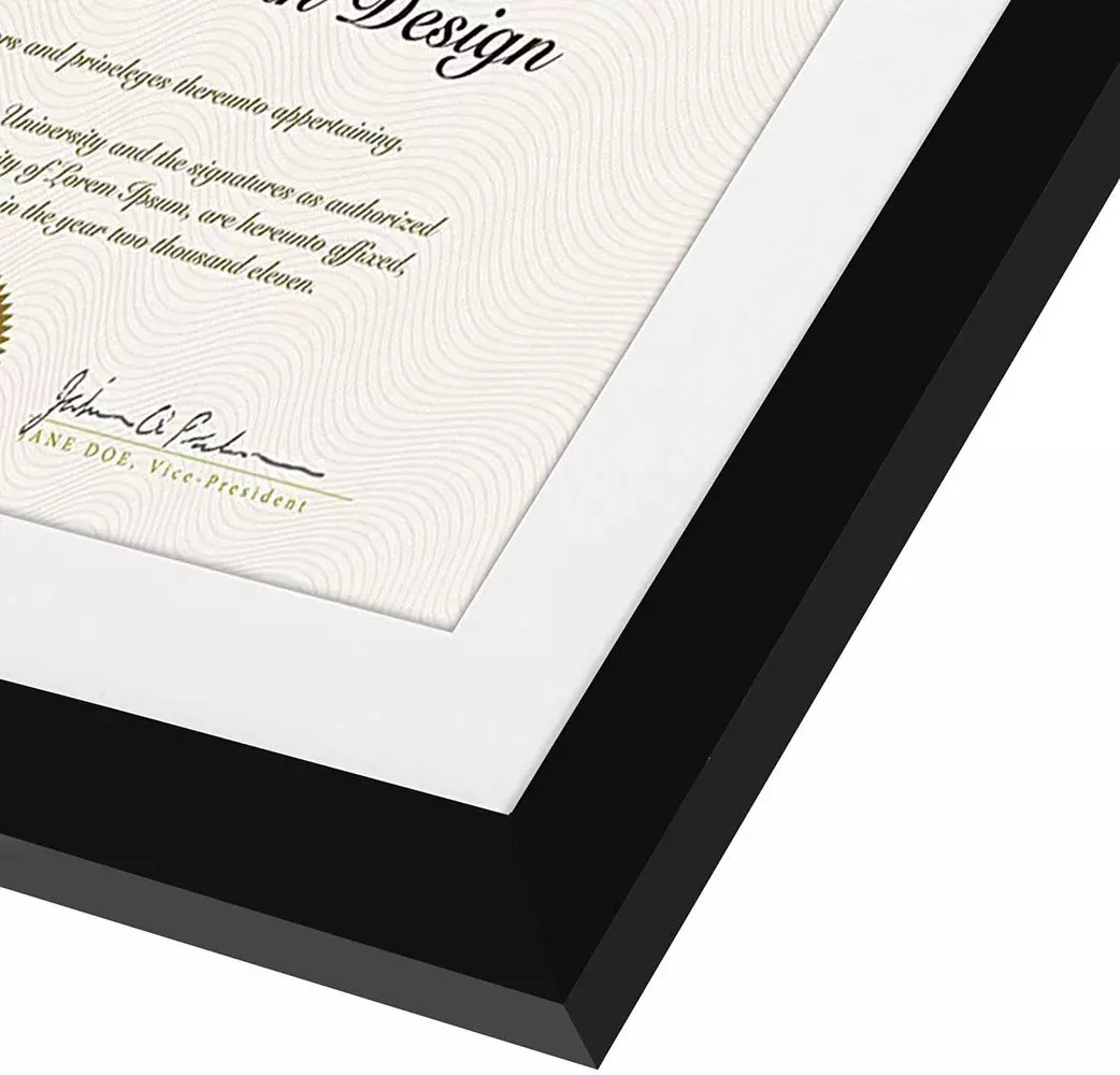 Custom Certificate Frame 8.5*11 University College Graduation Diploma ...