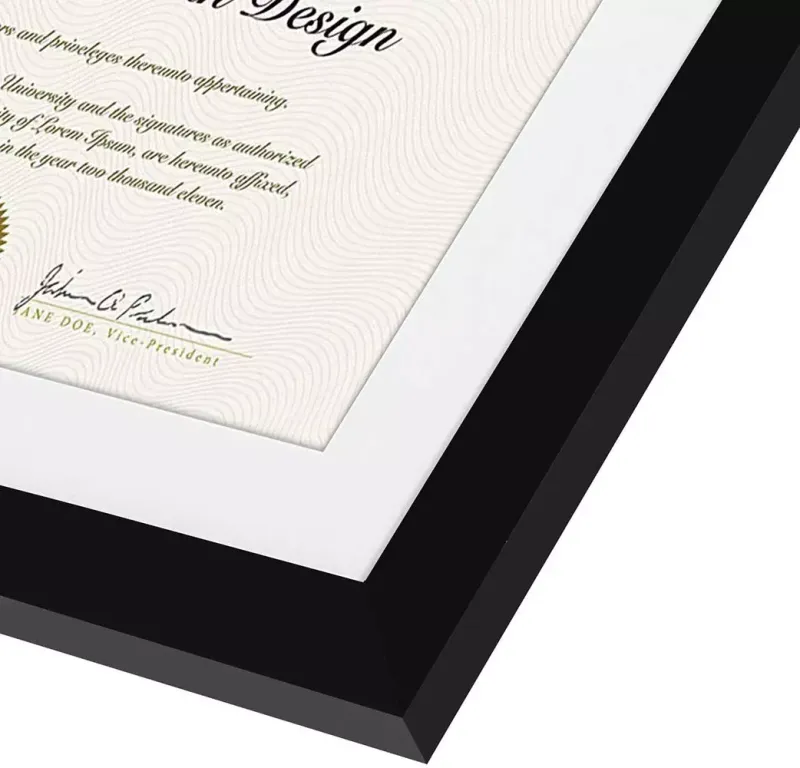Custom Certificate Frame 8.5*11 University College Graduation Diploma ...