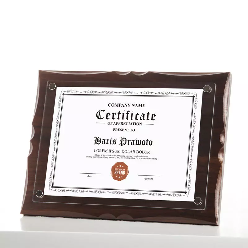 Wholesale Wood Plaque Frame Certificate Diploma Frame,Diploma Frame