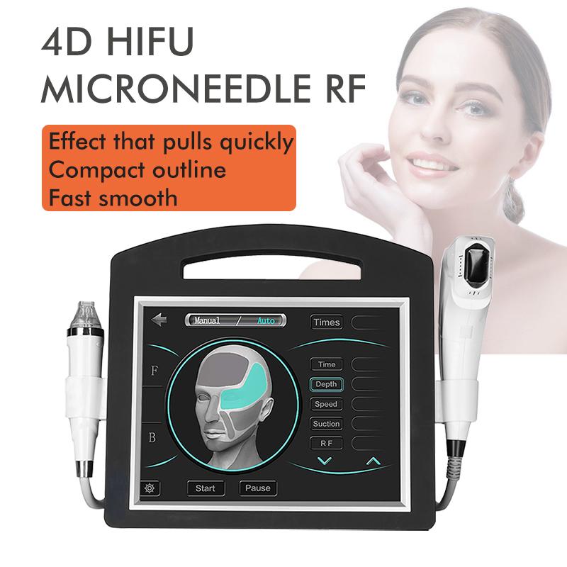 Portable 4D Hifu Machine Microneedle RF Fractional Face Lifting Hifu Machine Skin Tightening ...