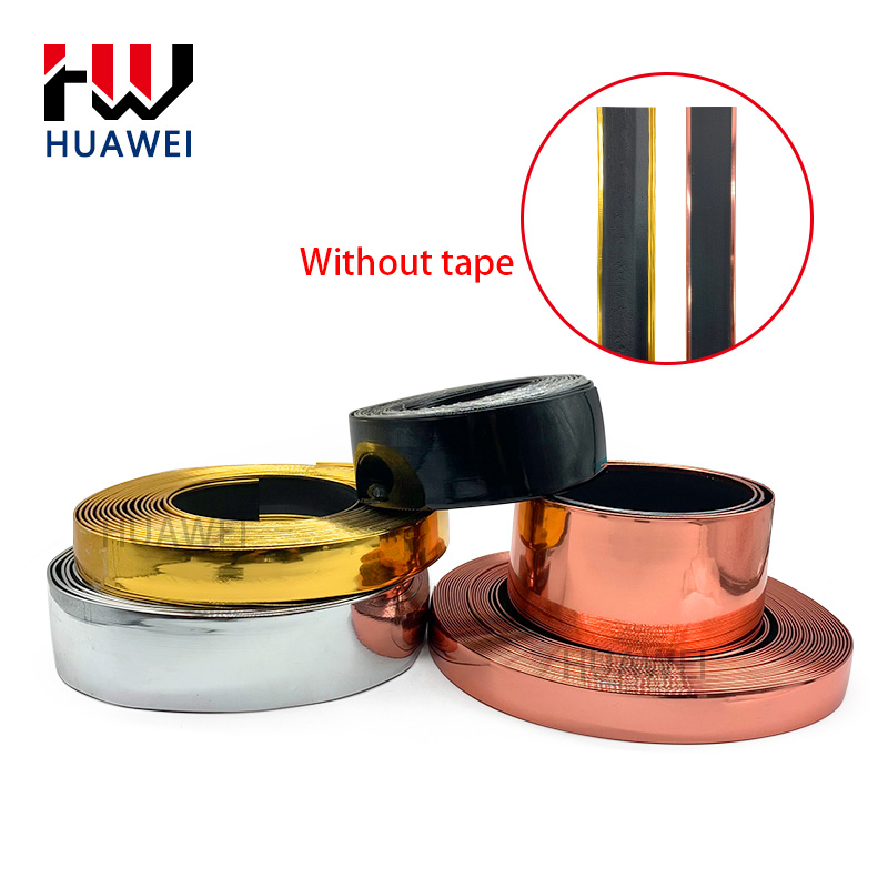 Plastic Gold Car Trim Strip Sofa PVC Edge Banding Tape