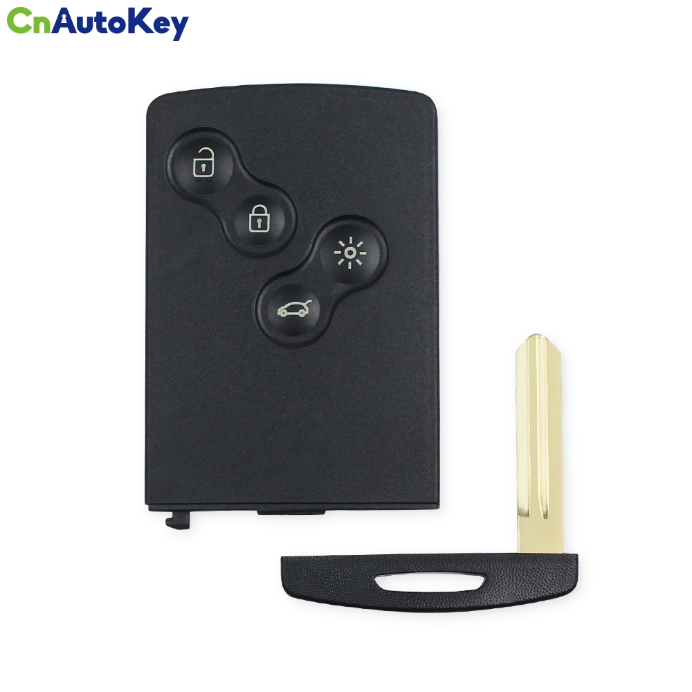 010011 New Replacement Complete Key For Renault Koleos Smart Full ...