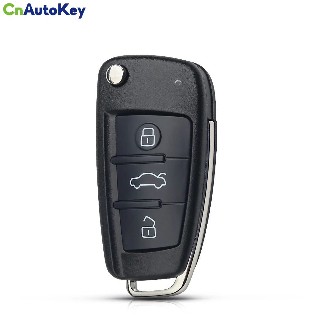 CS008017 Repalcement Folding Car Key Shell Auto Case For Audi TT Q3 A8 ...