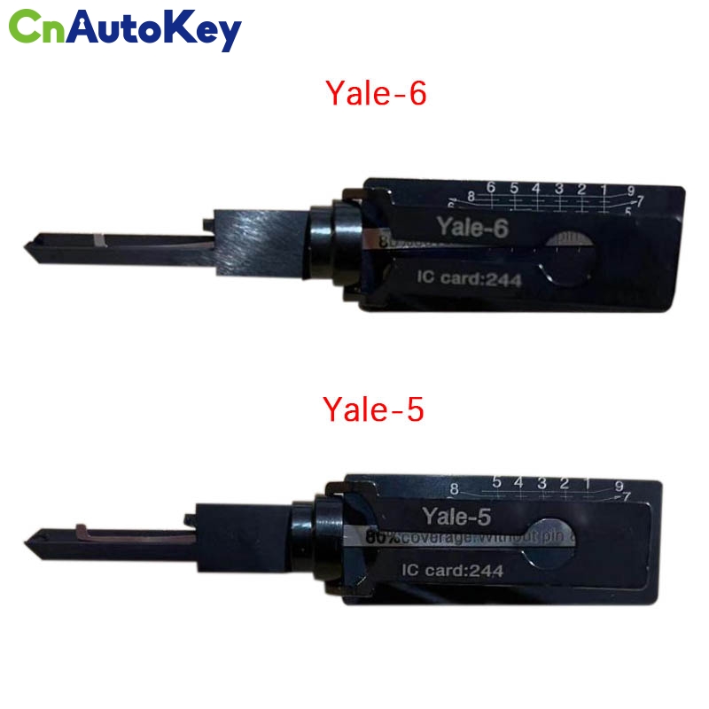 CLS02064 Lishi 2in1 tool YALE-5 bead , YALE-6 bead Key Reader locksmith ...