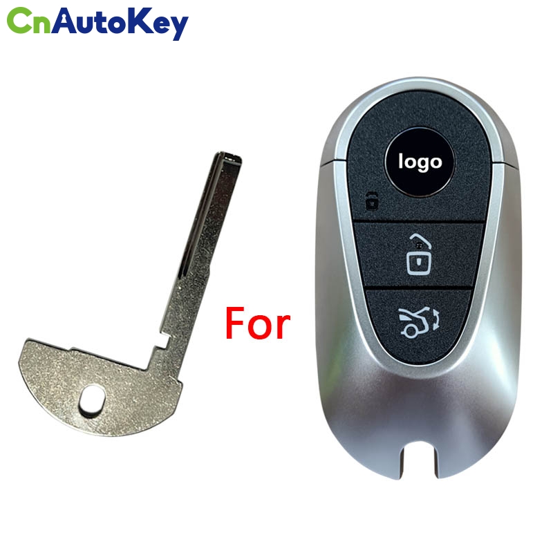 CS002054 For Mercedes Benz Smart Car Key Blade Emergency Insert Key Fob ...