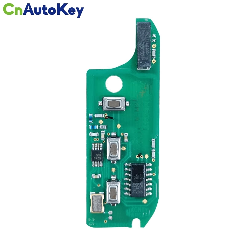 CN017006 ORIGINAL Flip Key (PCB) for Fiat Buttons3 Frequency 433 MHz ...