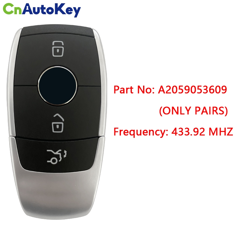 CN002081 OEM 2x Smart Keys Mercedes W205 2018+ Buttons:3 / Frequency ...