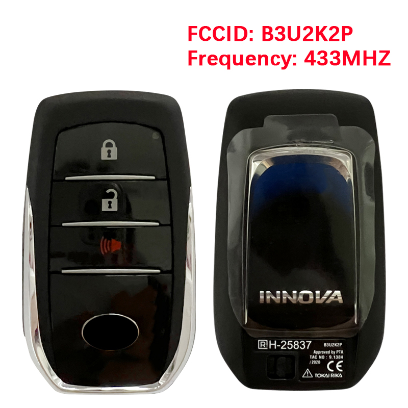 CN007305 For key Fit for Toyota INNOVA 2+1Button Smart Remote key ...