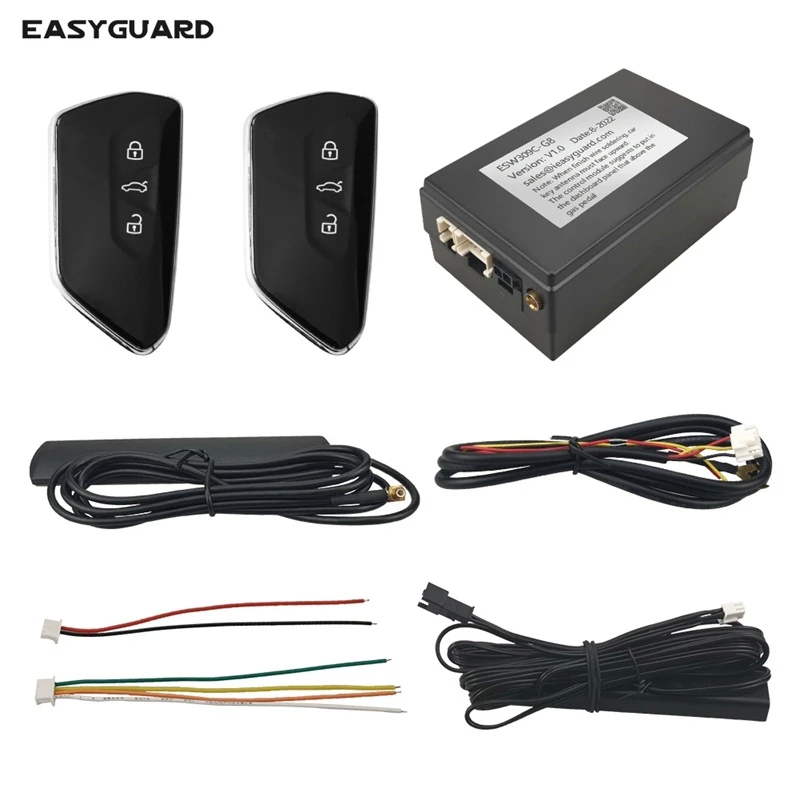 CN126 EasyGuard Smart Key PKE Kit Fit For Golf 8 with Factory Push ...