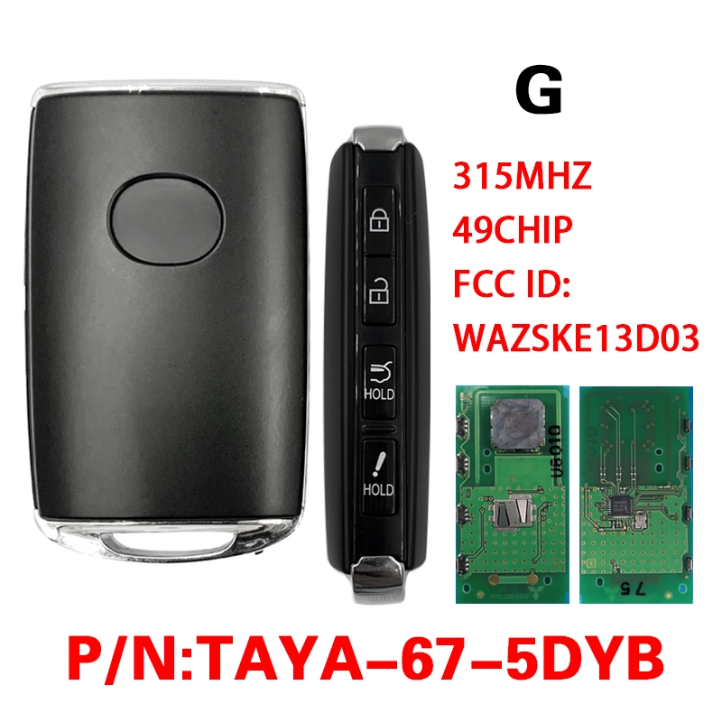 CN026060 2020-2021 Mazda CX-5 Smart Key / PN: TAYA-67-5DYB ...