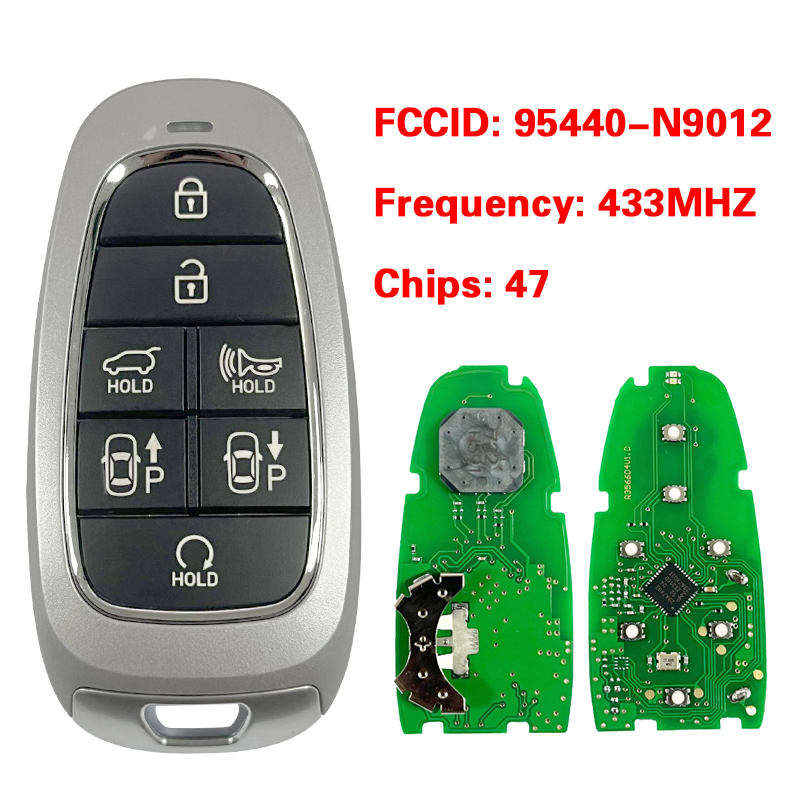 CN020316 Hyundai Palisade 2022 Smart Remote Key 7 Buttons 433MHz 47 ...
