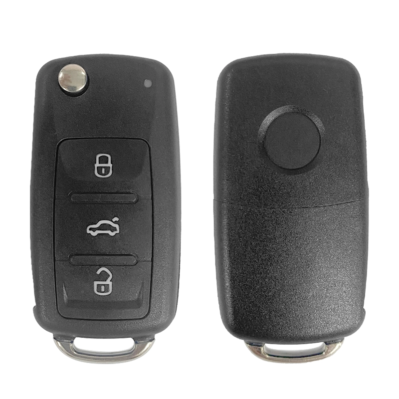 CS001002 NEW 2 Button Uncut Folding Flip Remote Key Replacement Case ...