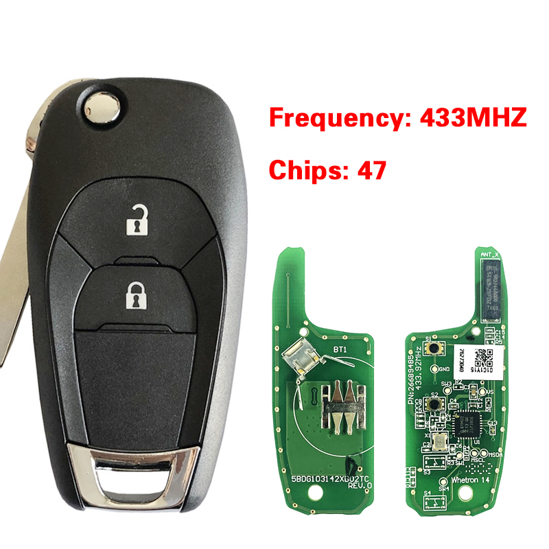 CN014085 Original For 2021 Chevrolet Spark Sonic Remote Flip Key 2 ...