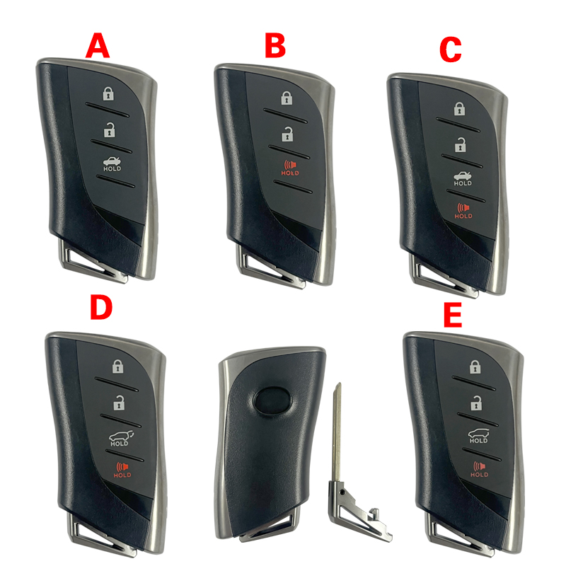 CS052027 For Lexus Smart Remote Key Case 3/3+1 Buttons Key