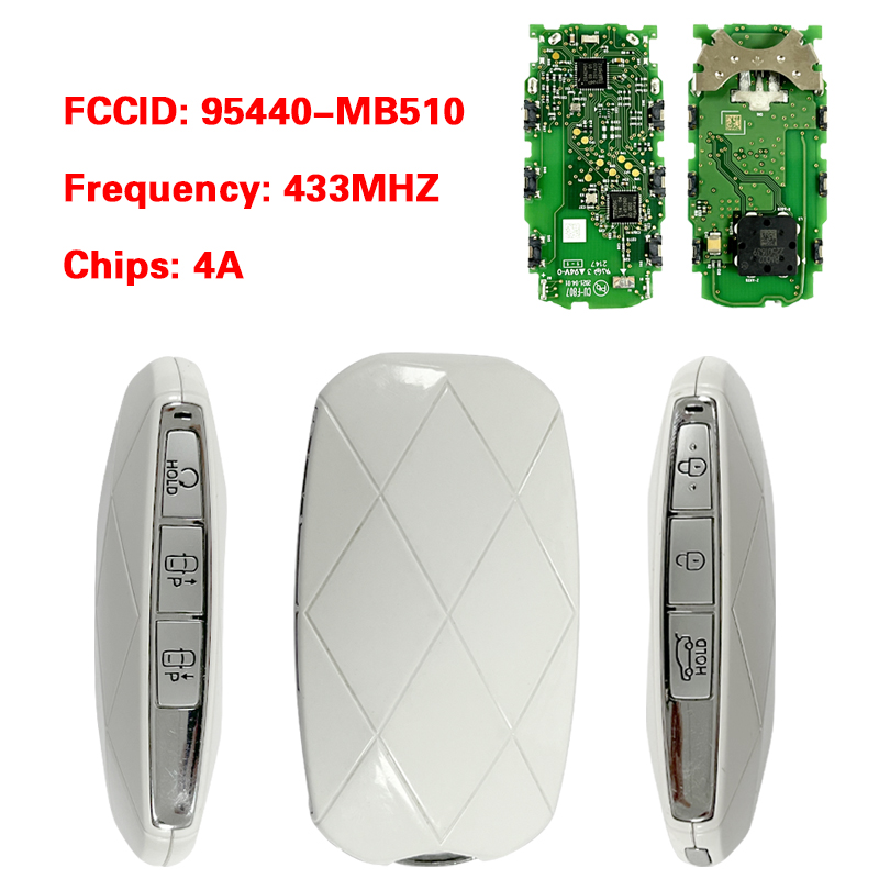 CN020328 For Hyundai 6-Button Smart Remote Control Keyless Go 95440 ...