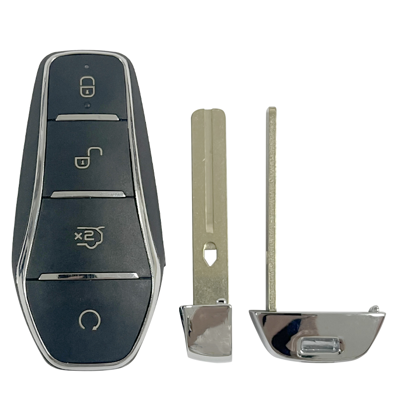 CS085004 Aftermarket Shell For BYD Smart Car Key Replace Cover 4 Button ...