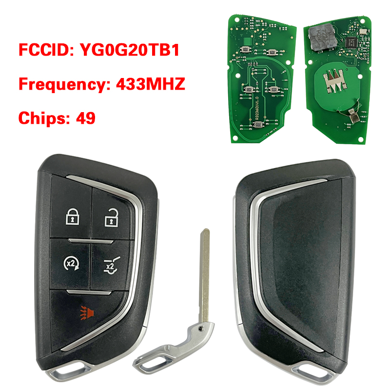 CN030023 2023 - 2024 Cadillac Lyriq XT4 Smart Key 5B Hatch Starter ...