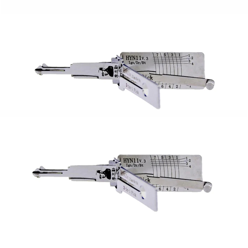 CLS03110 ORIGINAL LISHI - HYN11 (HYN6) / 8-Cut / 2-In-1 Pick & Decoder ...