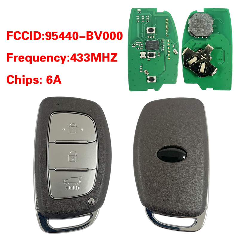 CN020173 Genuine Hyundai Creta 2021 Smart Key Remote 3 Buttons 433 MHz ...